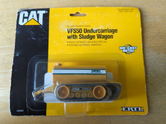 Ertl Cat Vfs50 Undercarriage With Sludge Wagon 1/64 Scale 1995 for sale ...