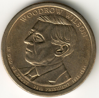 USA - 2013P - 1$ Presidential - Woodrow Wilson - Rare & NIFC - #16964 ...