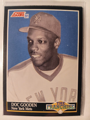 DOC GOODEN NEW YORK METS "THE FRANCHISE" 1991 SCORE BASEBALL CARD #866 ...