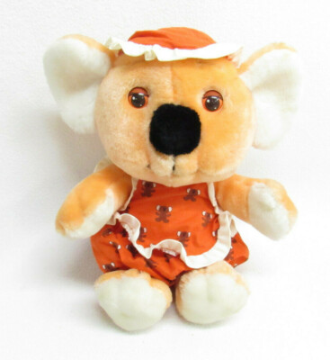 VTG HASBRO GOOGLIES KOALA BEAR STUFFED PLUSH ROLLING EYES | eBay