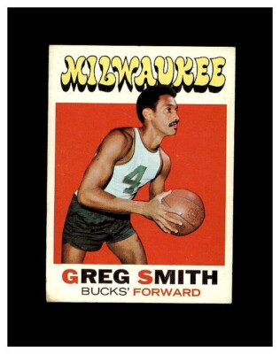 1971-72 TOPPS BASKETBALL MILWAUKEE BUCKS NBA #129 GREG SMITH V.G. | eBay