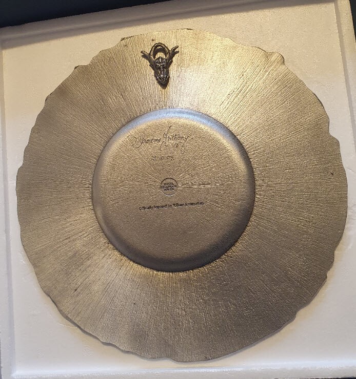 The Fellowship of the Ring LOTR Royal Selangor Pewter Plate | eBay UK