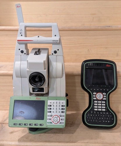 Leica TS16 5" R500 Total Station With CS20 Controller | eBay