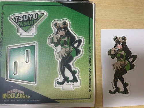 My Hero Academia Big Acrylic Stand Die Cut Sticker Asui Tsuyu 2 Piece ...