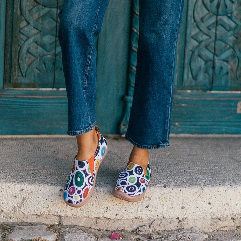 Women Size 5-12 UIN Slip On Shoes Canvas Comfortable Loafers "Oopsie ...