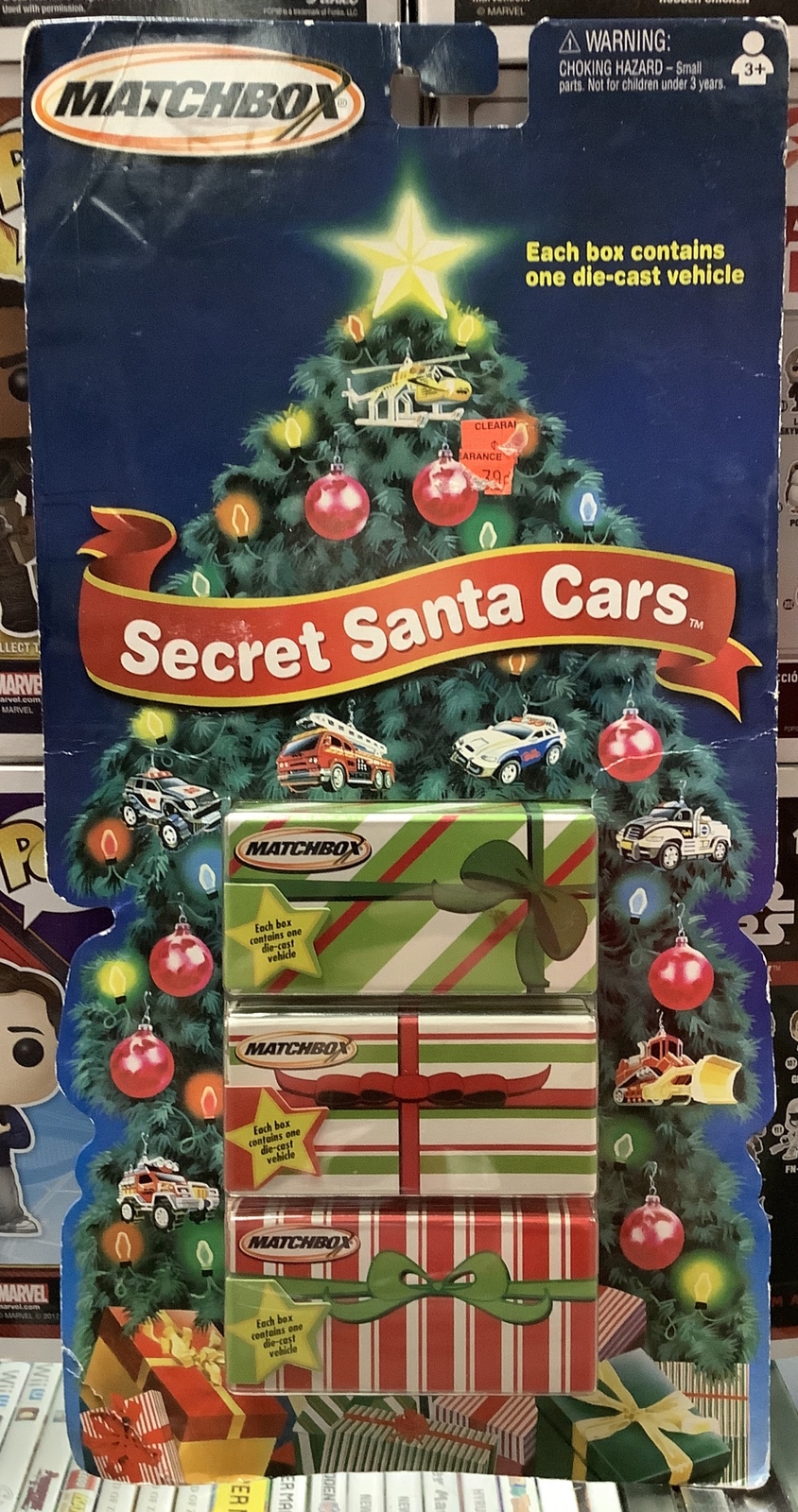 Mattel Matchbox 2002 Secret Santa 3 Cars Gift Pack Stocking Stuffers ...