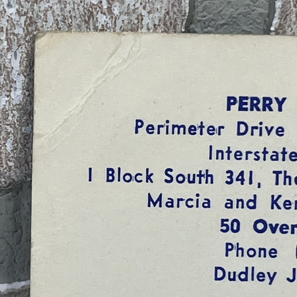 Vintage Perry, GA Chrome Postcard Perry Trailer Park Mobile Homes ...