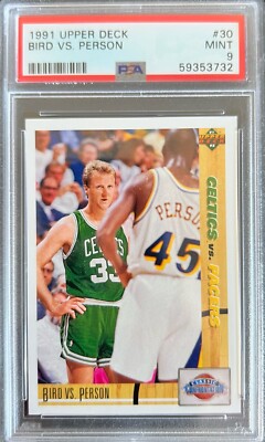 1991 Upper Deck Larry Bird Vs. Chuck Person #30 Classic Confrontation ...