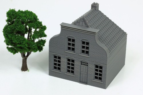 Dutch Neck Facade House - Tabletop Wargaming WW2 Terrain | 15mm 20mm ...