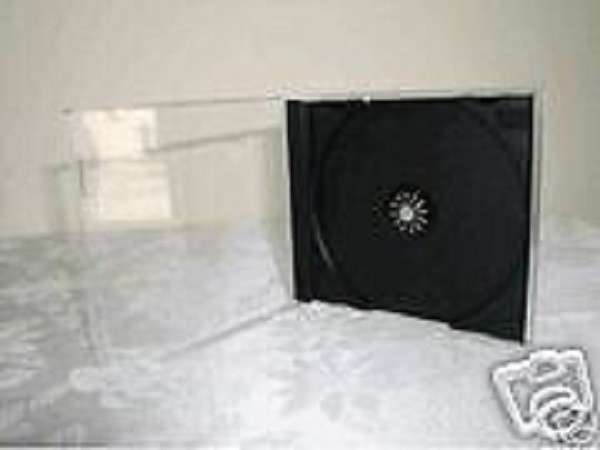 100 NEW 10.4MM STANDARD SINGLE CD CASES W/BLACK TRAY A GRADE BL110PK | eBay