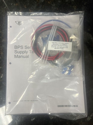 Edwards BPS-10A Remote Power Supply TECHNICAL MANUAL With Set Up Pack ...