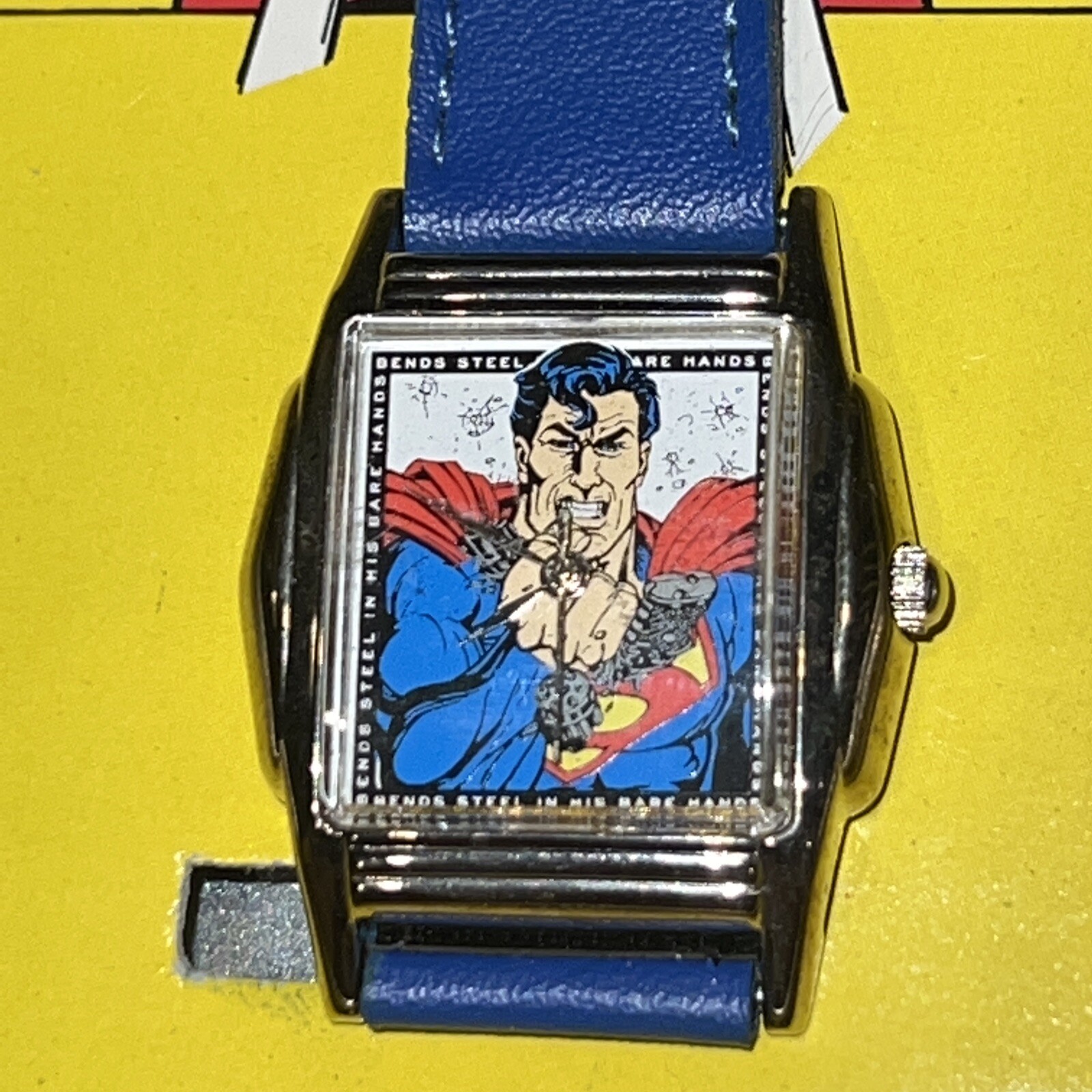 Superman The Man of Steel Watch DC Comics WATCH Vintage Original Tin | eBay