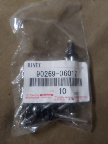 10 Genuine Toyota Fuel Door Rivets 90269-06017 | eBay