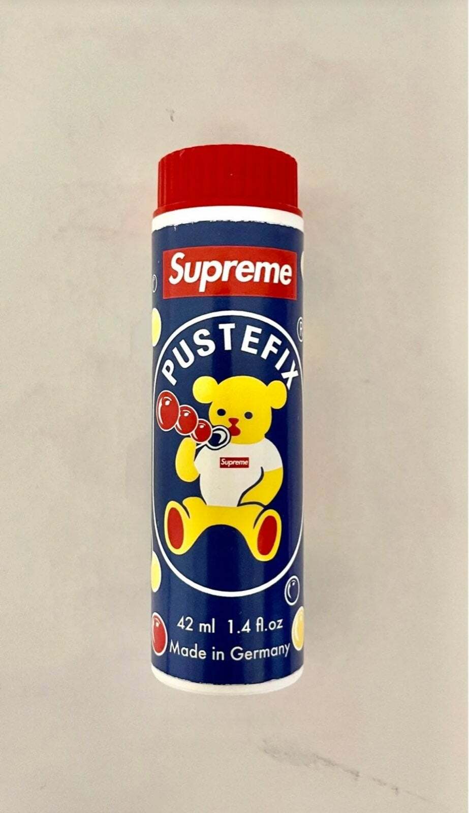 SS21 SUPREME PUSTEFIX Soap Bubbles 1.4 oz (42 ml) GUARANTEED AUTHENTIC ...