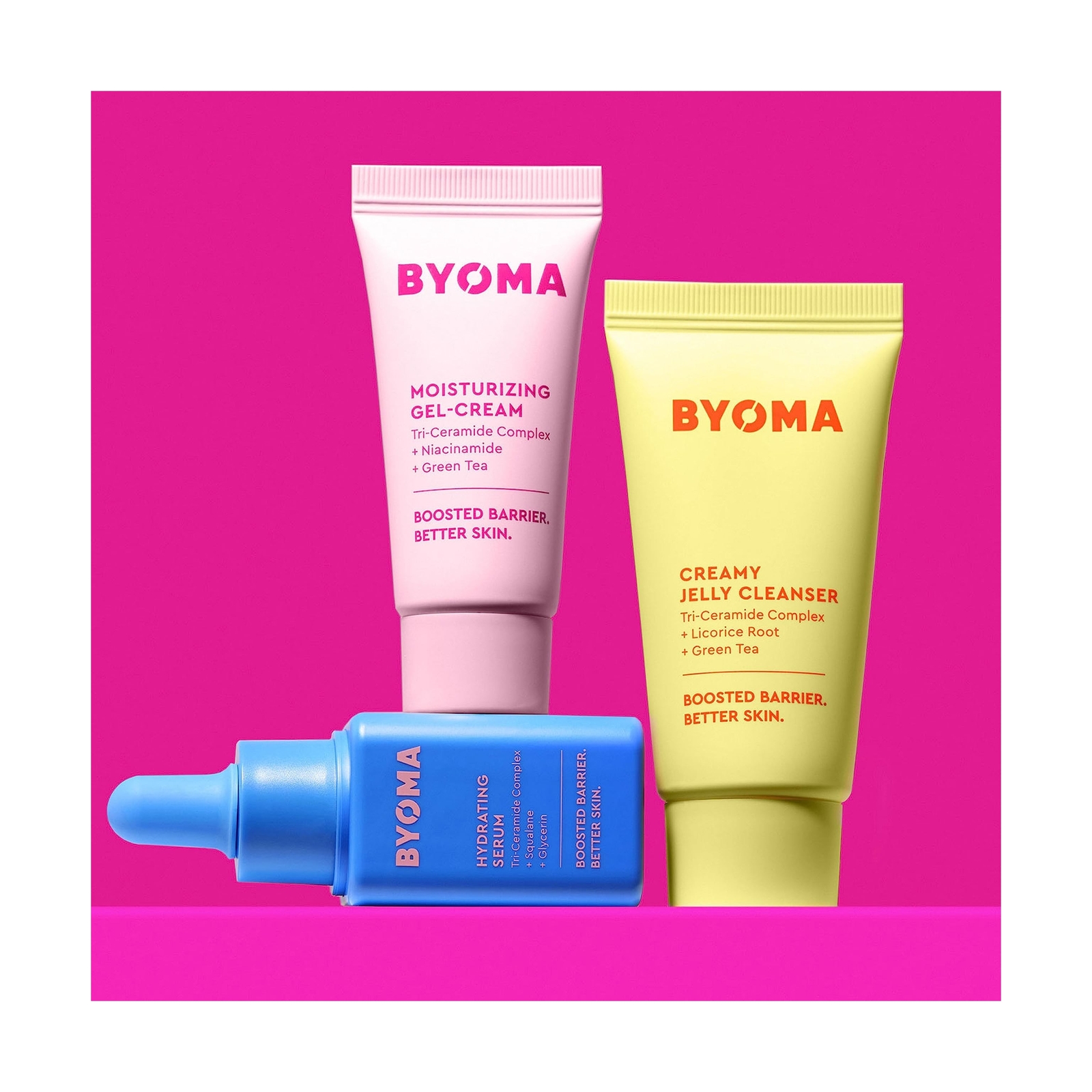 BYOMA So Hydrating Set - Barrier Repair Skincare Set - Creamy Jelly ...