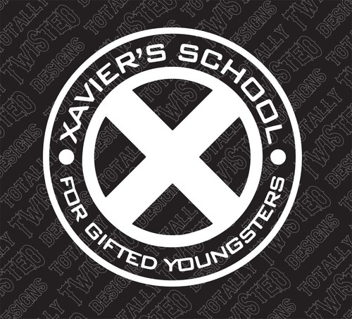Xavier's School for the gifted XMEN vinyl decal sticker Car Truck ...