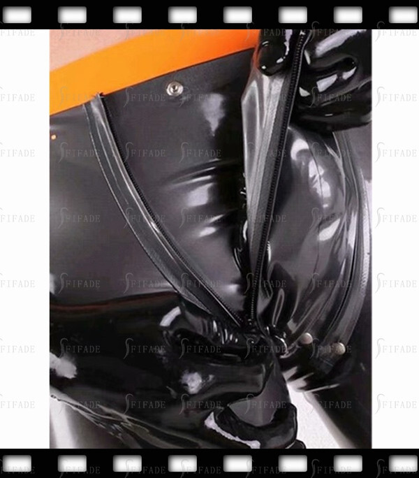 Latex Shorts for Men Boxers Crotch Holes with Codpiece Customized 0.4mm ...