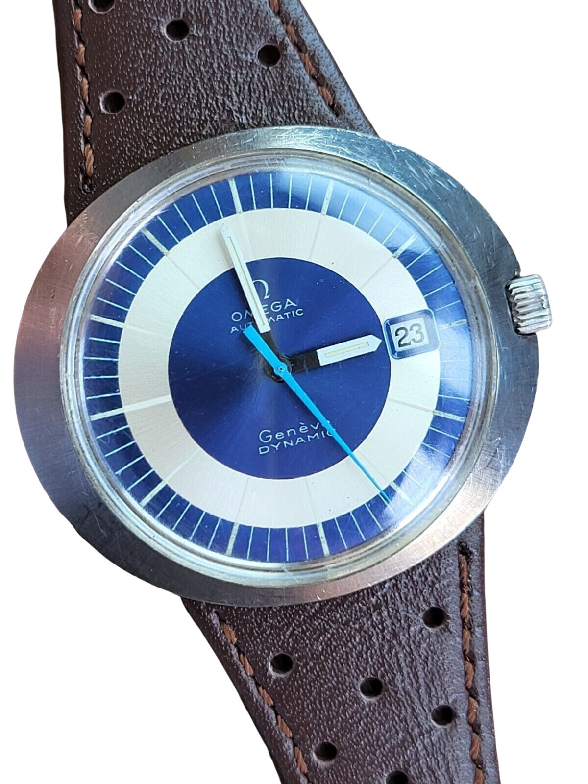 OMEGA Blue/Silver Men's Watch - 166039 for sale online | eBay