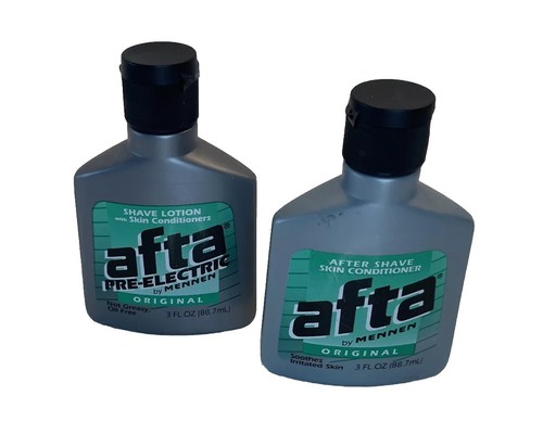 Afta Pre-Electric Shave Lotion With Skin Conditioners Original 3 oz (2 ...