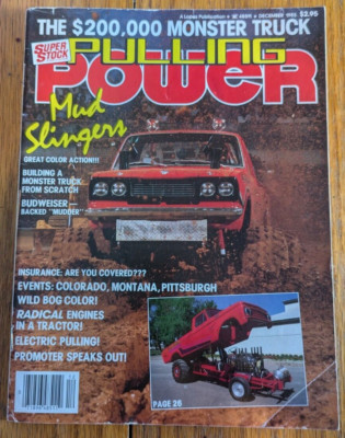 Pulling Power Magazine December 1985 MUD SLINGERS Virginia Giant Vol. 4 ...
