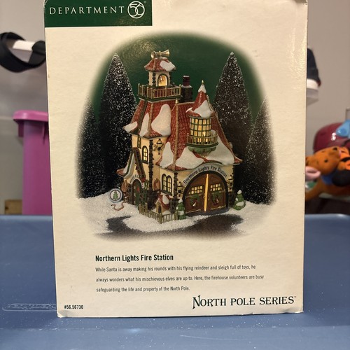 Department 56 North Pole Series Northern Lights Fire Station 56730 ...