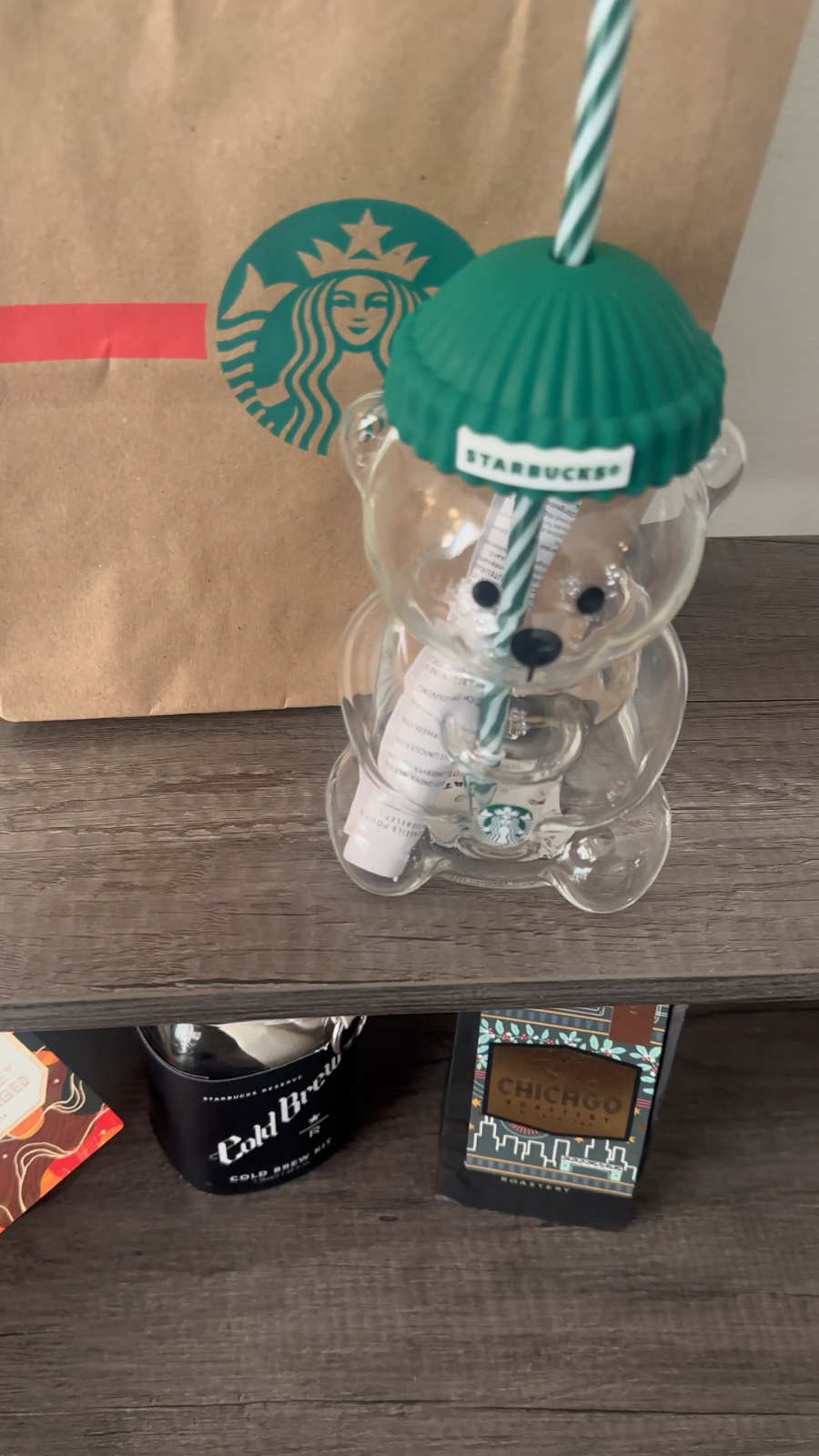 New Starbucks Teddy Bearista Glass Cup - Holiday 2025 Collection | eBay