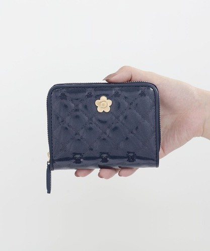 "MARY QUANT" Wallet FREE Navy Ladies | eBay