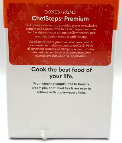 Joule Sous Vide By ChefSteps WiFi Bluetooth Slow Immersion Cooker 1100 ...