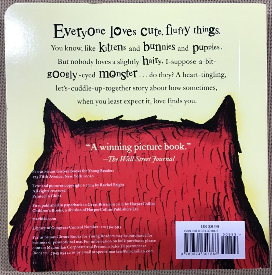 Love Monster Juvenile Fiction - by Rachel Bright (Board Book) NEW 📖 ...