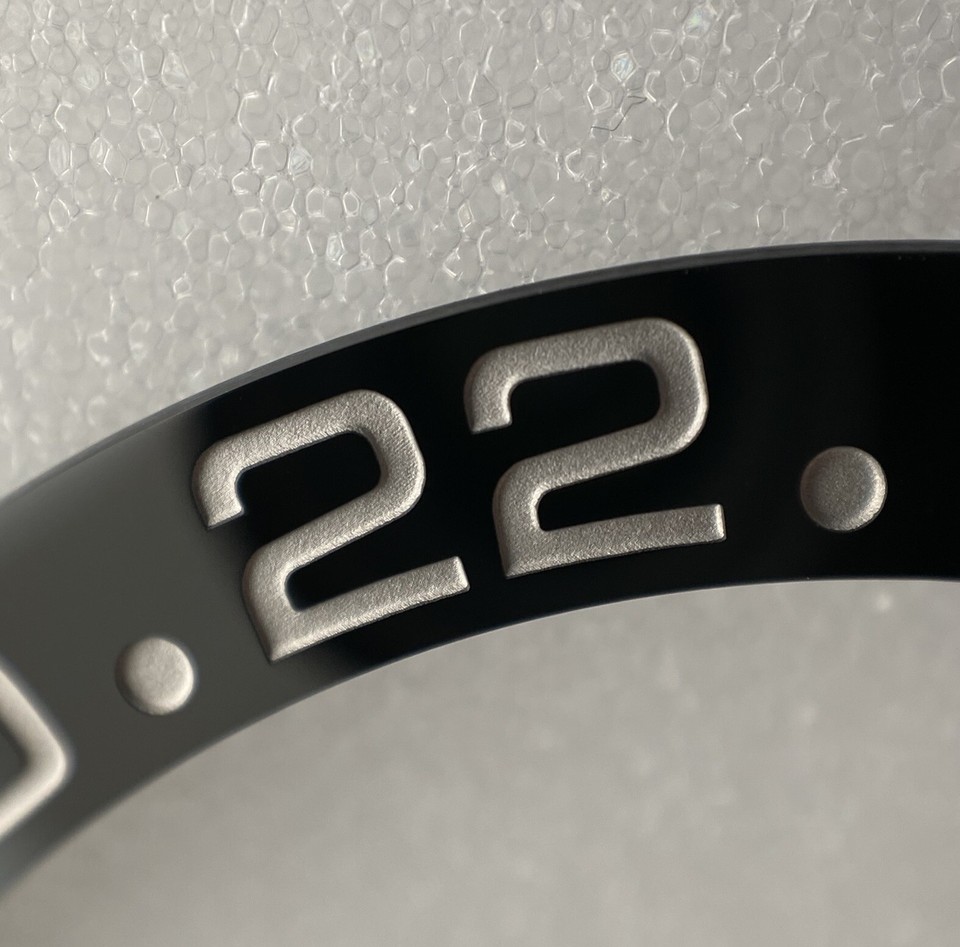 BRUCE WAYNE Black Grey Ceramic Bezel Insert For Rolex GMT-Master 2 ...