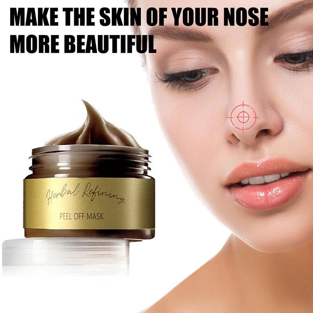 Herbal Refining Peel-Off Mask Cleans Pores Blackhead Remover Facial ...