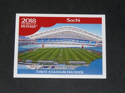 #18 SOCHI FISHT STADIUM PANINI FOOTBALL FIFA COUPE MONDE RUSSIA 2018 | eBay