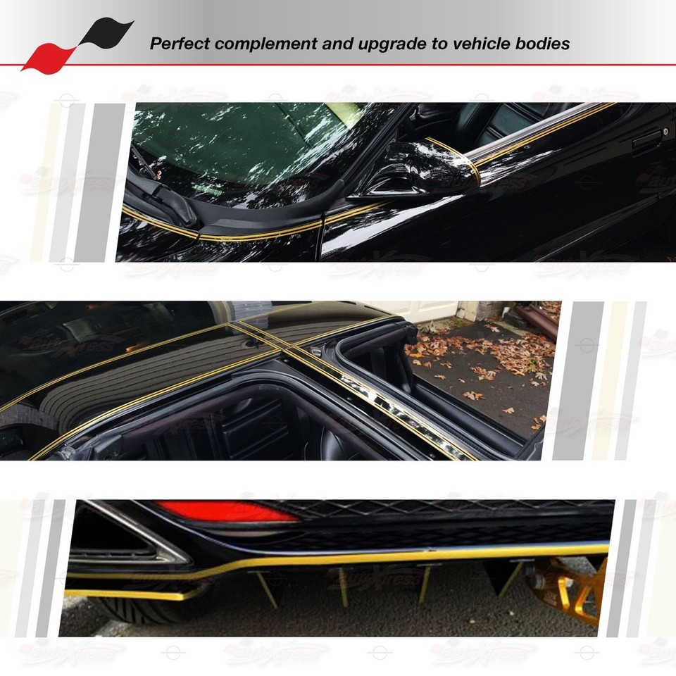 Roll Vinyl Pinstriping Pin Stripe Line Adhesive Tape Decal Sticker ...