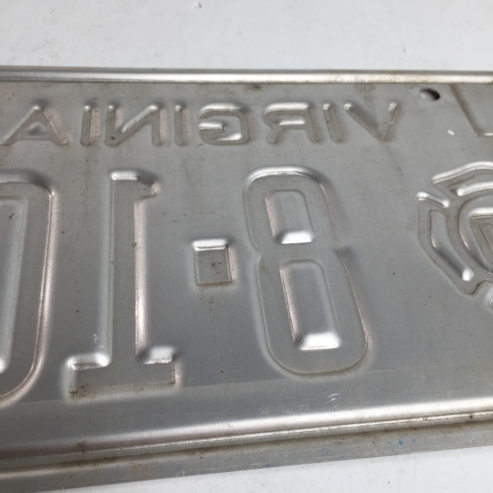 Vintage 1979 Virginia Fire Department License Plate - Stamped FD Logo ...