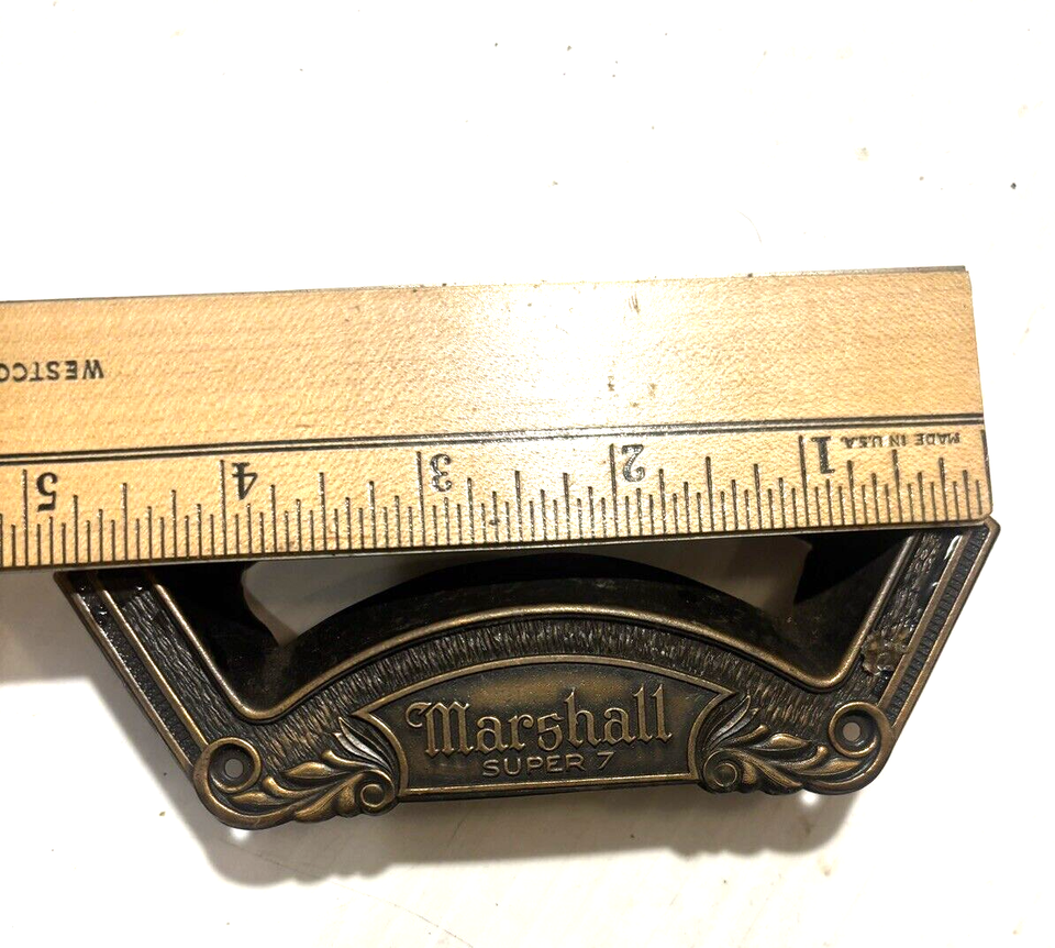 Vintage Marshall Super 7 AM tube Radio Bezel, Escutcheon | eBay