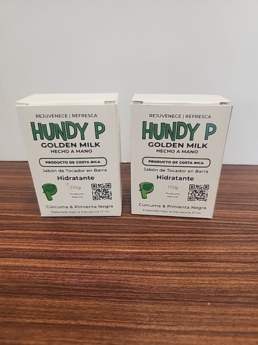 Hundy P 2 Pk Golden Milk Soap Plant Ingredients Hand Poured Tree Nut ...