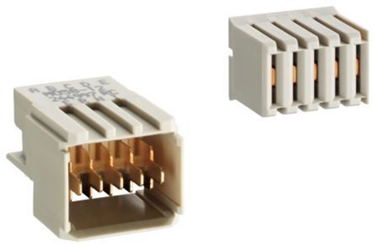 1 x ERNI Ermet Series 2mm Pitch Universal Power Module Backplane ...