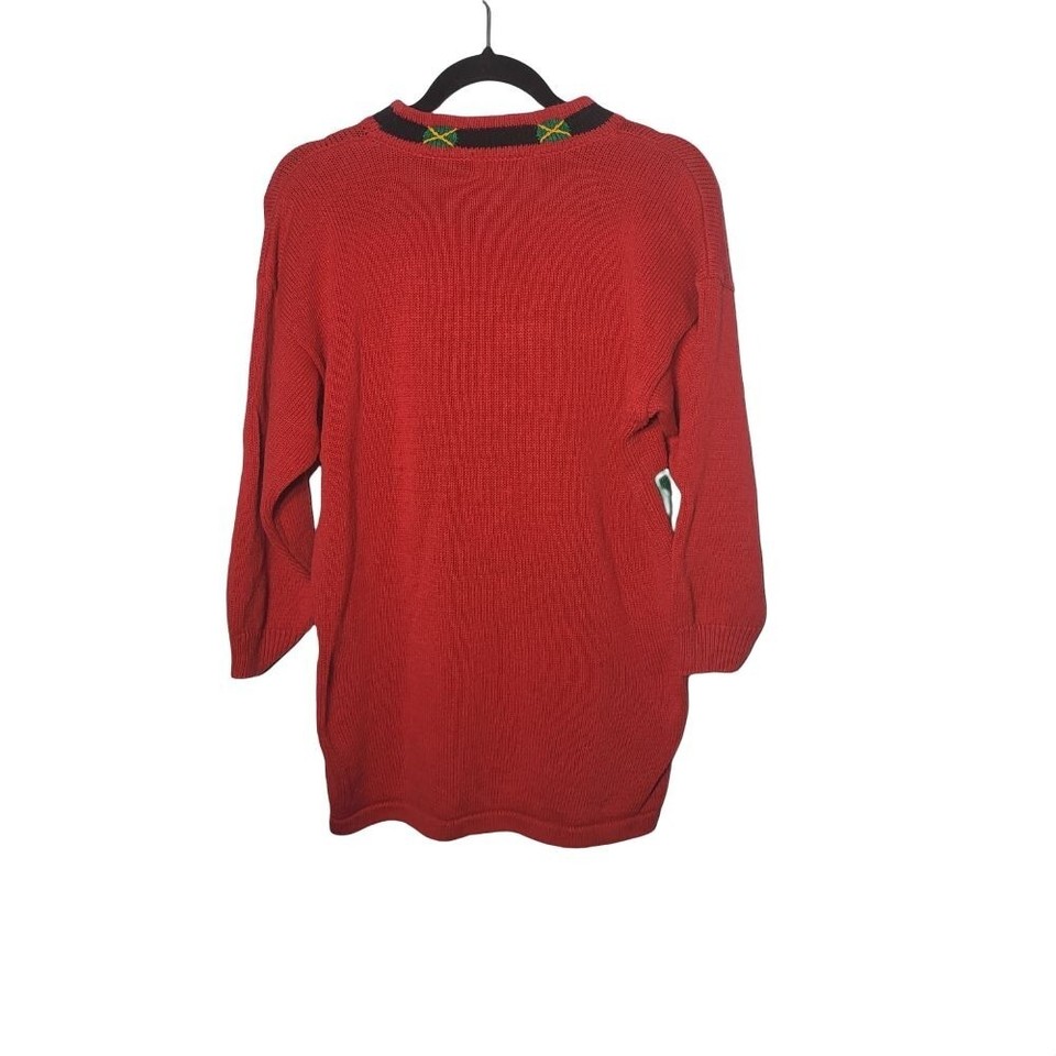 Vintage P Galli Women Multicolor Sweater Size Medium Abstract Art ...