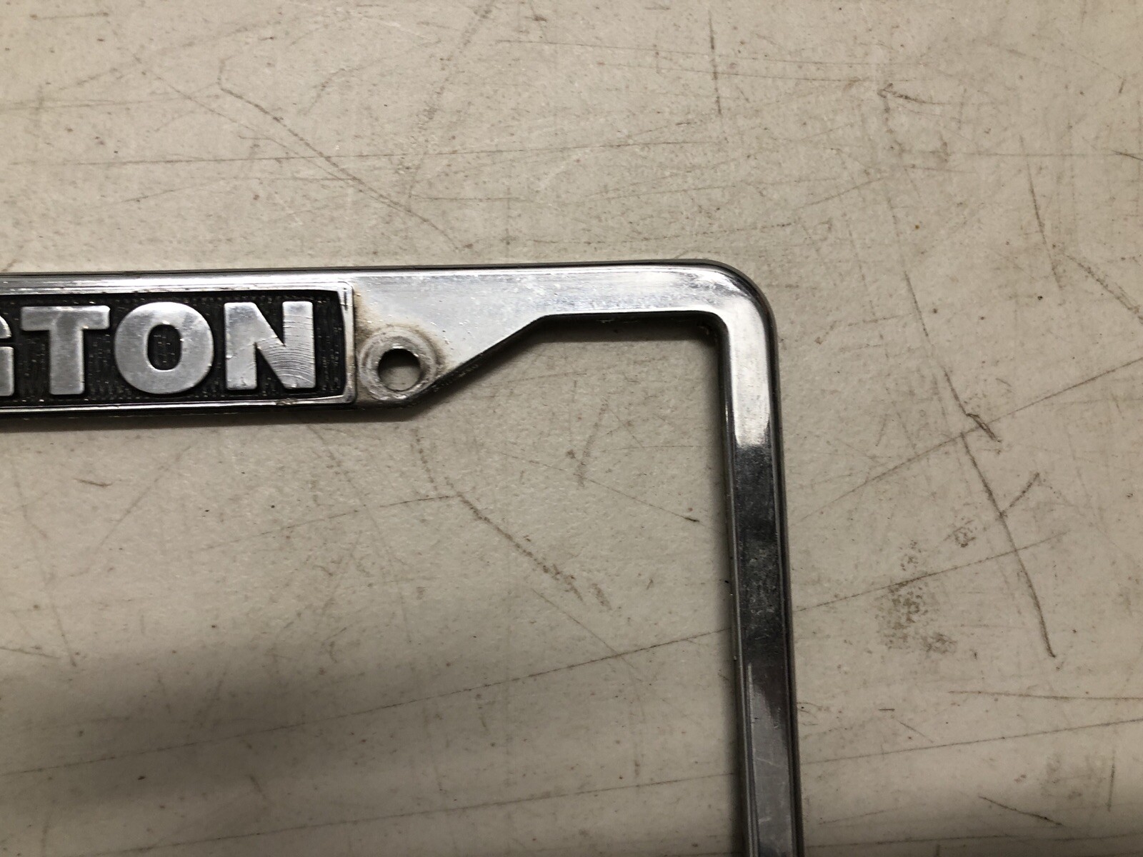 Skagit Auto Burlington WA Vintage Metal Old Dealer License Plate Frame ...