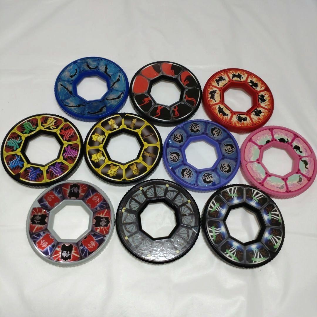 Power Rangers Samurai Shinkenger DX Morpher Weapon 4p Disc 10p set ...