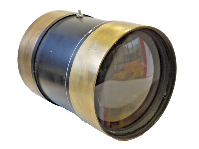 Aldis 18 1/2 inch (f4 Estimated) Projection Anastigmat brass/black lens ...