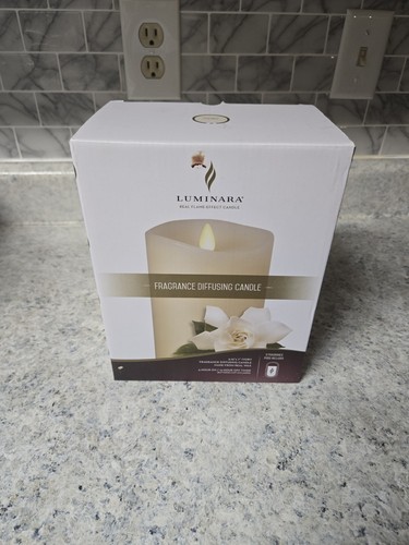 Luminara 7" Fragrance Diffusing Flameless Pillar Candle New | eBay