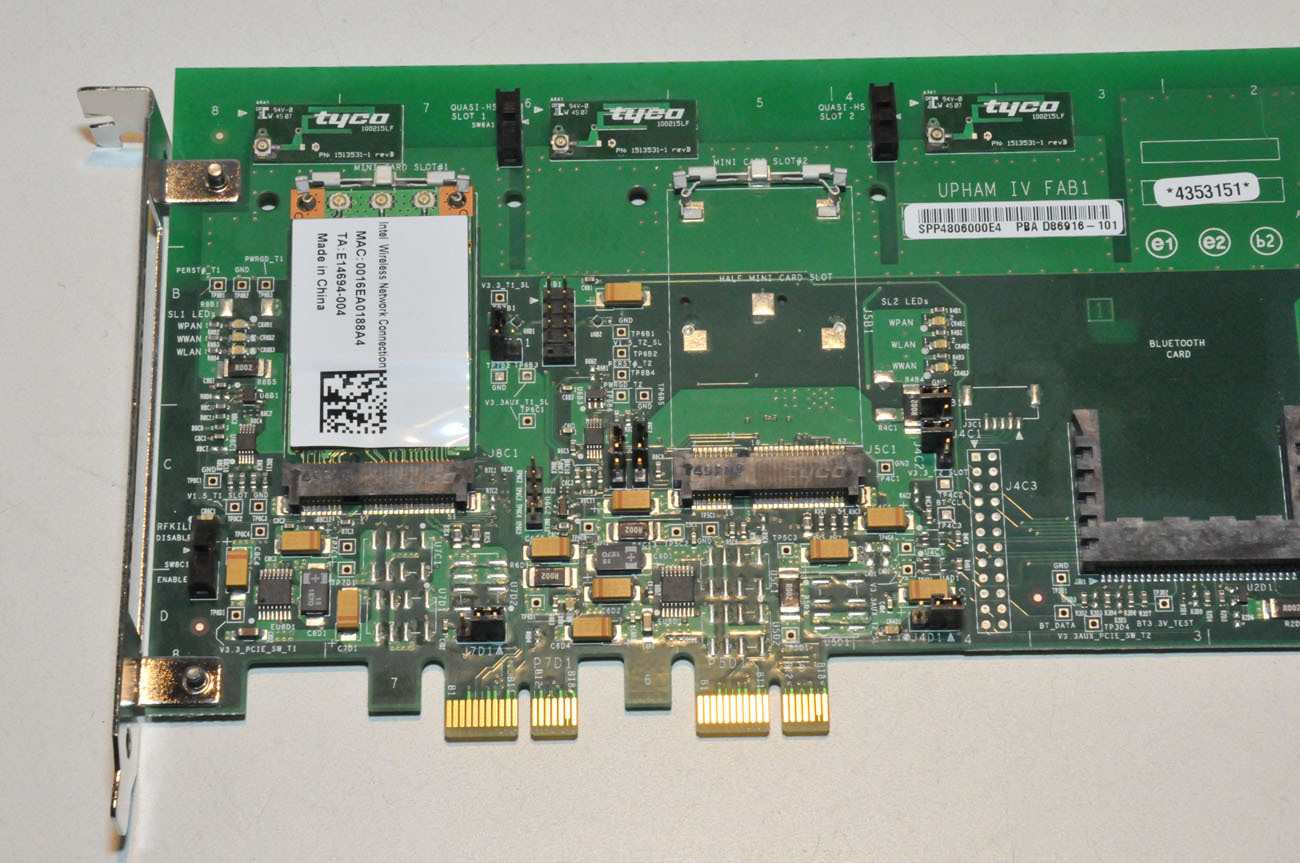 Tyco / Intel Upham IV MINI-PCIe Interposer Reference Validation Board w ...