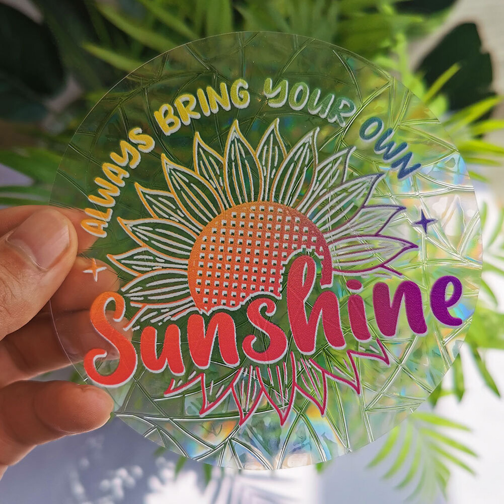 Window Stickers Glue Free Static Film PVC Decorative Art Decal (RPS057 ...