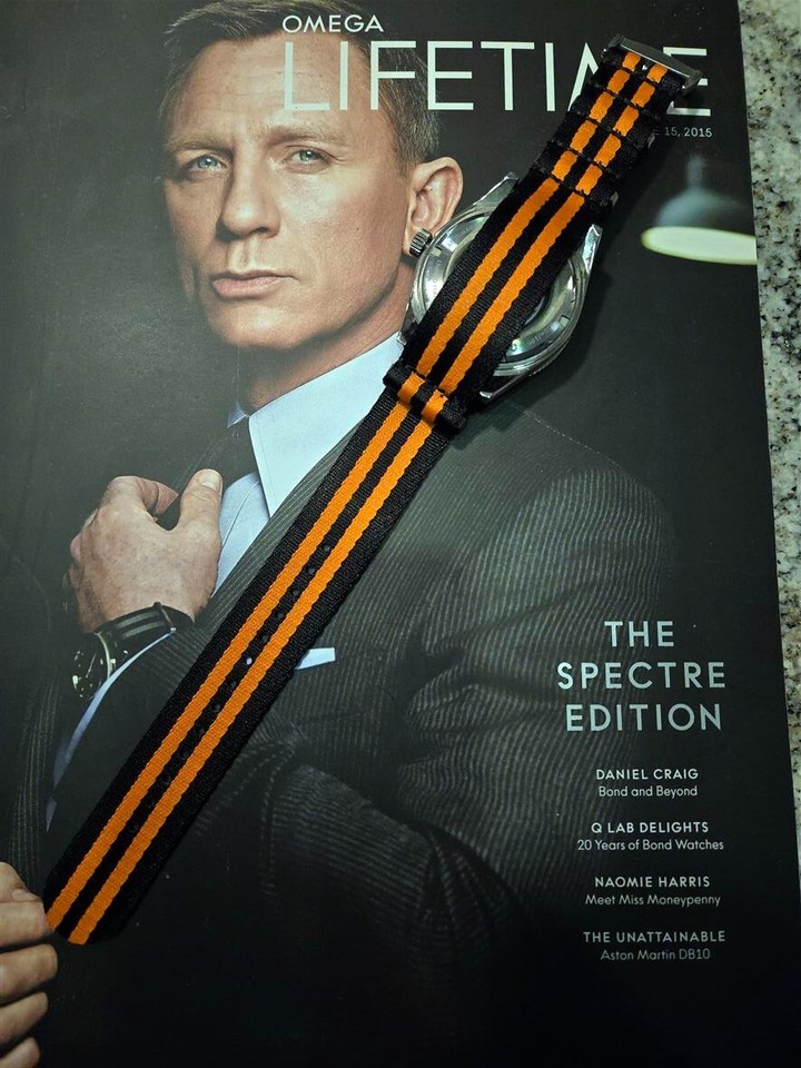 Ω OMEGA Seamaster James Bond 007 RAF Premium Ballistic Military watch ...