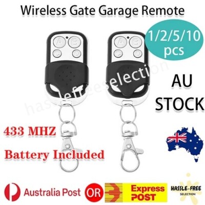 Universal 433MHZ Garage Door Gate Remote Control Replacement Compatible ...