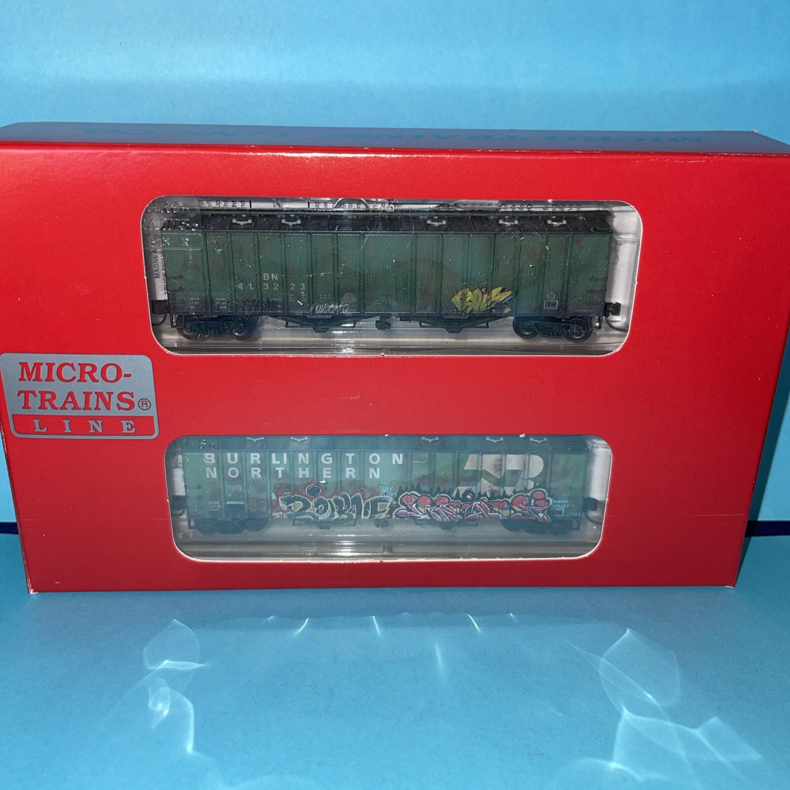 Micro Trains New! N-Scale BN 2-Pack Weathered | eBay