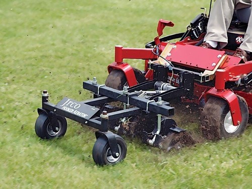 JRCO 751 Soft Plug Hooker Aerator - 38" Front-Mount for Riding Mowers ...