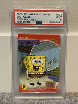 Spongebob - 2003 Spongebob Squarepants Deep Sea Duel #005 - PSA 9 | eBay