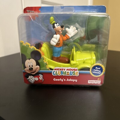 Fisher-Price Disney Mickey Mouse Clubhouse Goofy's Jalopy and Action ...